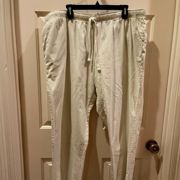 Per Se | Pants & Jumpsuits | 2 X Capri Pants In Light Latte Linen ...